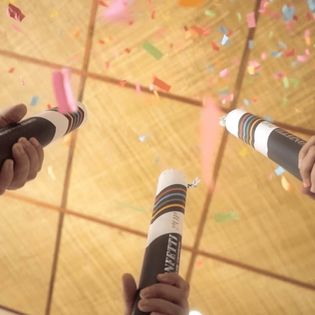 12 Confetti Poppers Confetti Cannon | Uniconfetti